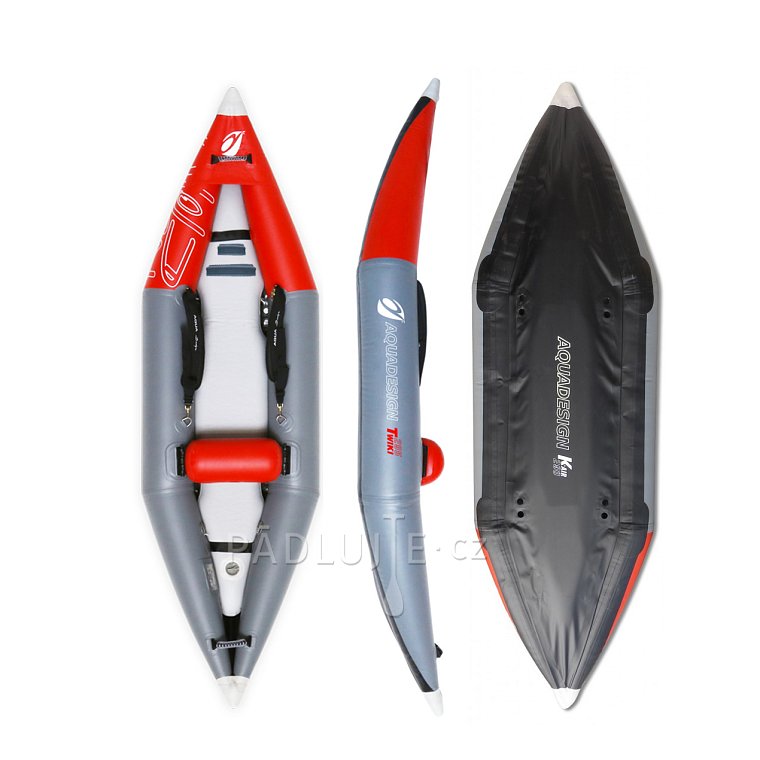 Kajak AQUADESIGN K-Air Twiki 1 - nafukovací jednomístný varianta: základní sada | PADLUJTE.CZ